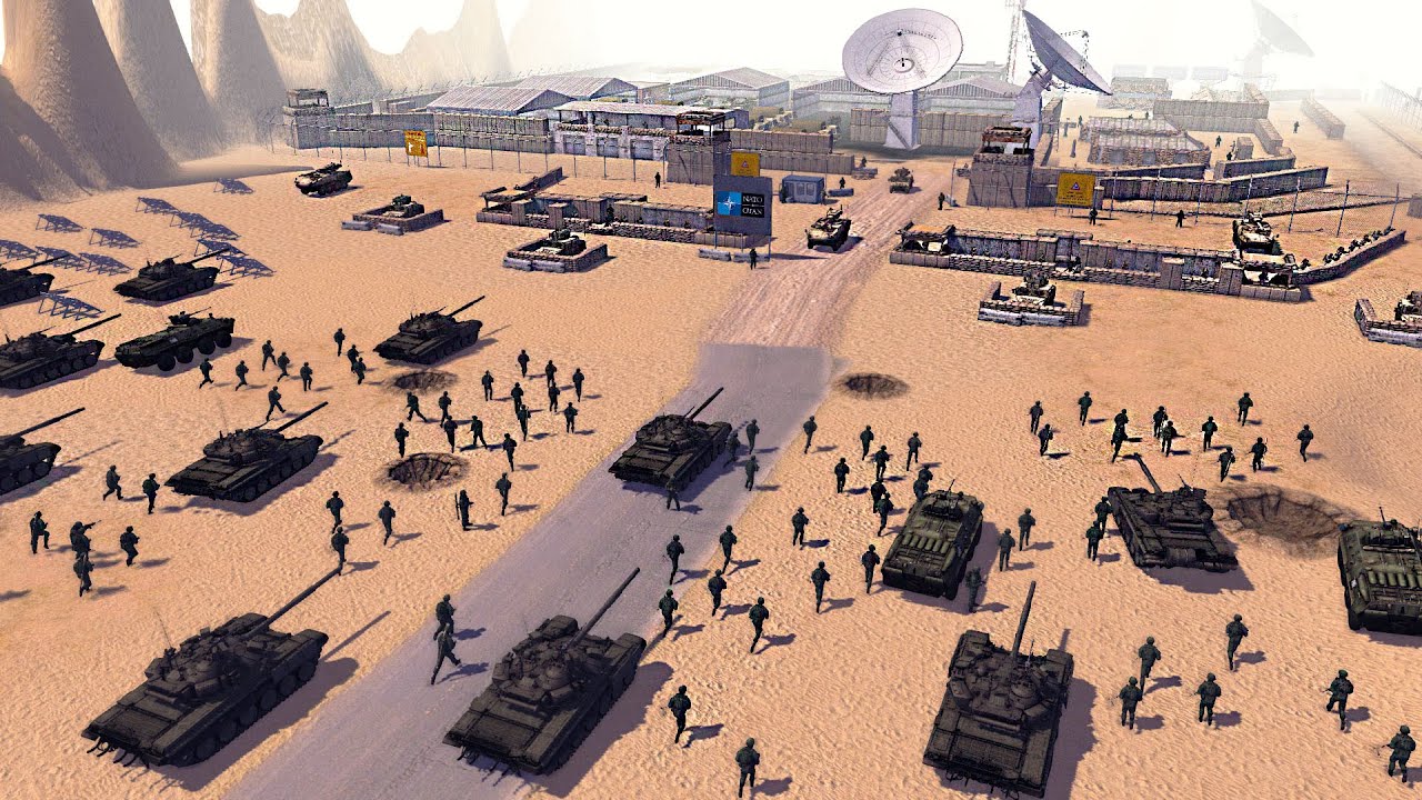Endless Russian Army Waves Charge US FORTRESS! - Call to Arms: Battle ...
