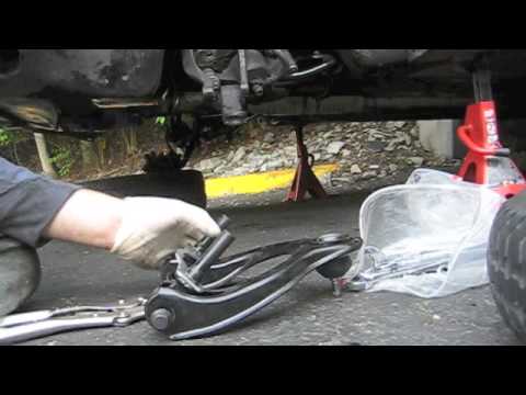 95 Civic Upper Control Arm Replacement - YouTube