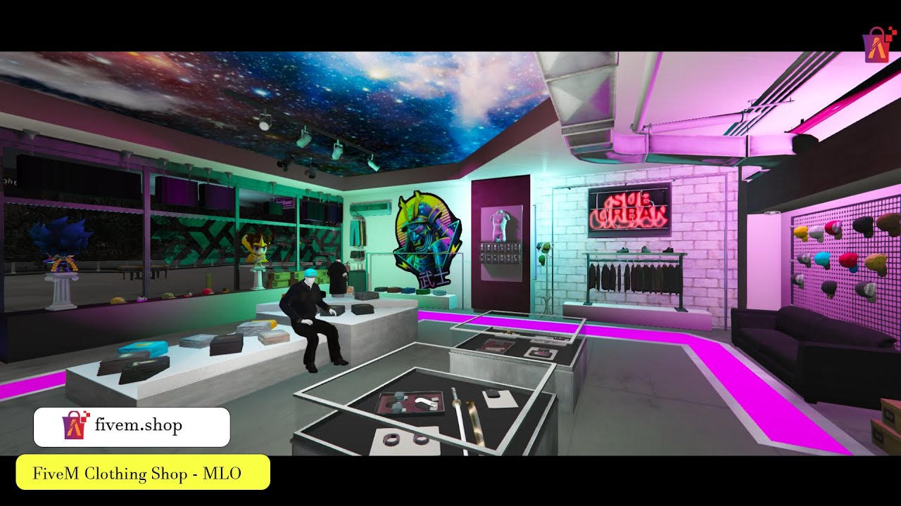 FiveM Clothing Shop MLO | FiveM Shop #fivem #clothing - YouTube