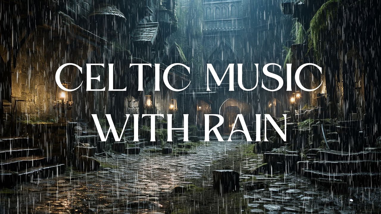 Relaxing Celtic Music with Rain 11 Hours - Beautiful Views of Ireland ...