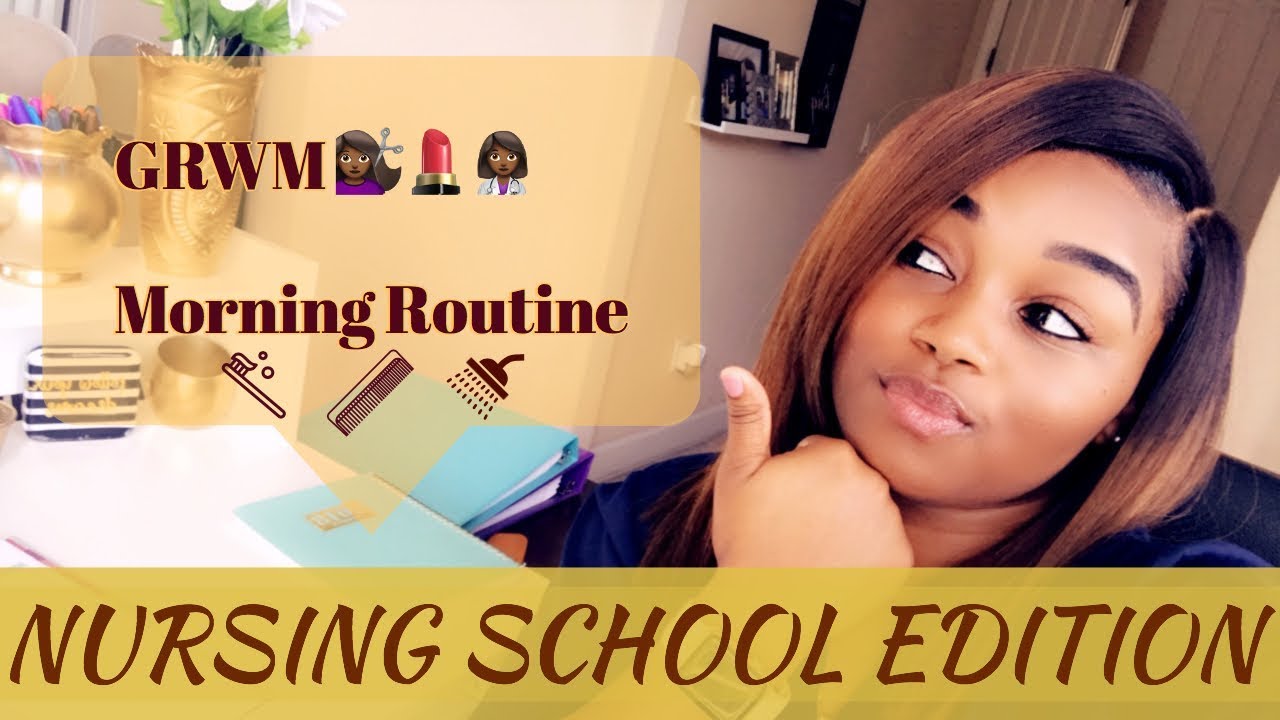 Nursing School Morning Routine|GRWM - YouTube