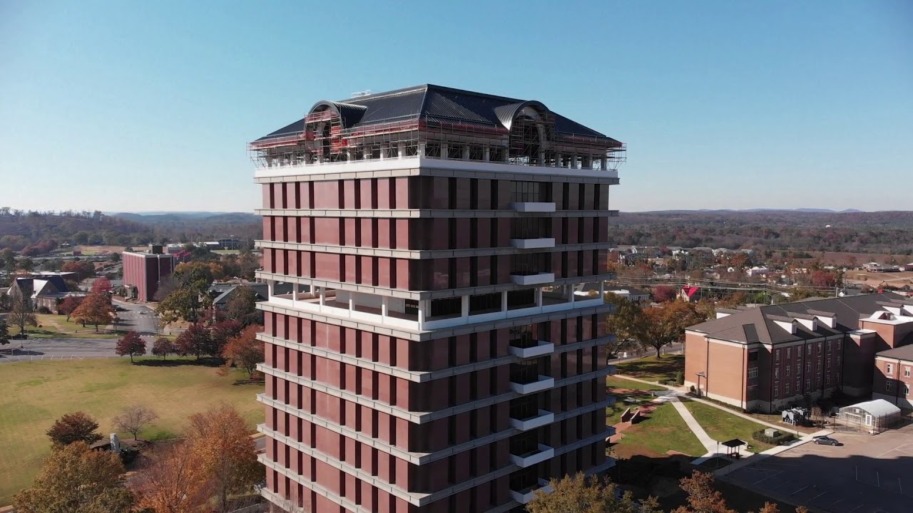 jacksonville state university JSU alabama drone flyover - YouTube