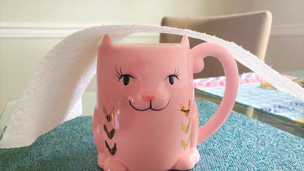 Drinking Water Without Removing Napkin Prank! - YouTube