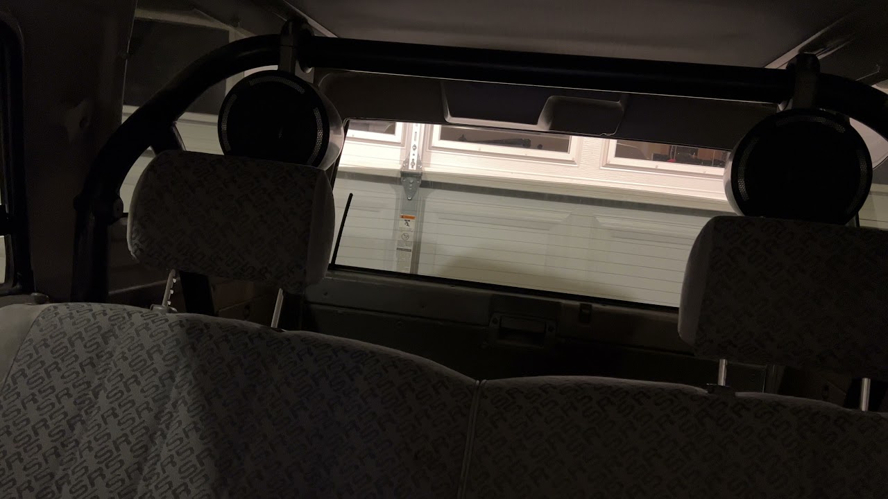 Toyota 4Runner Rear Window Up Down Switch Test in 1986 4Runner - YouTube