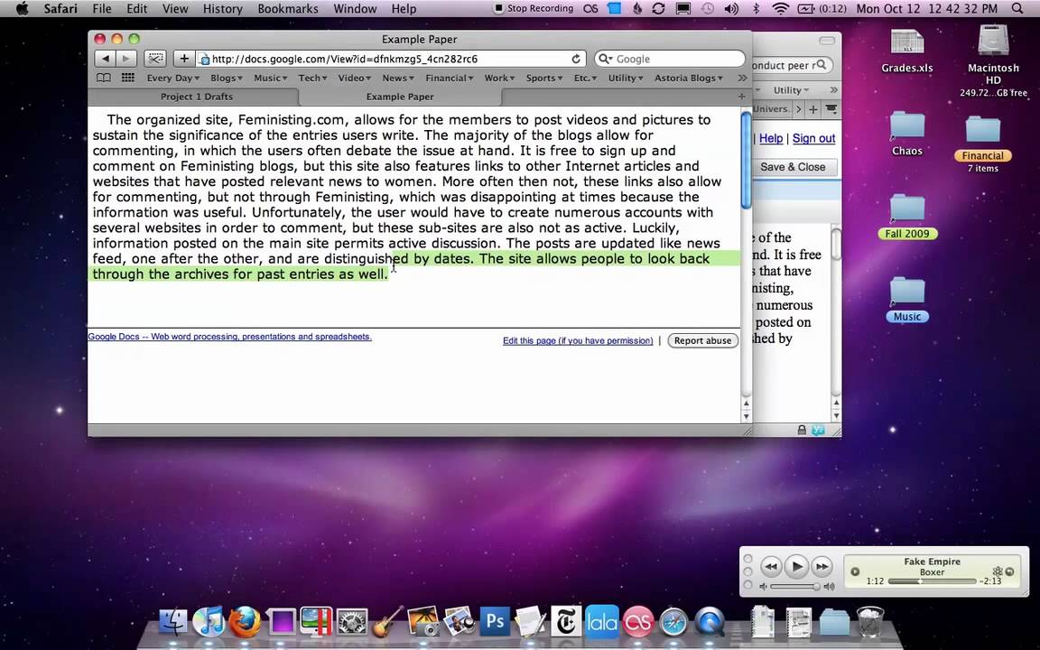 Setting up Peer Review in Google Docs - YouTube