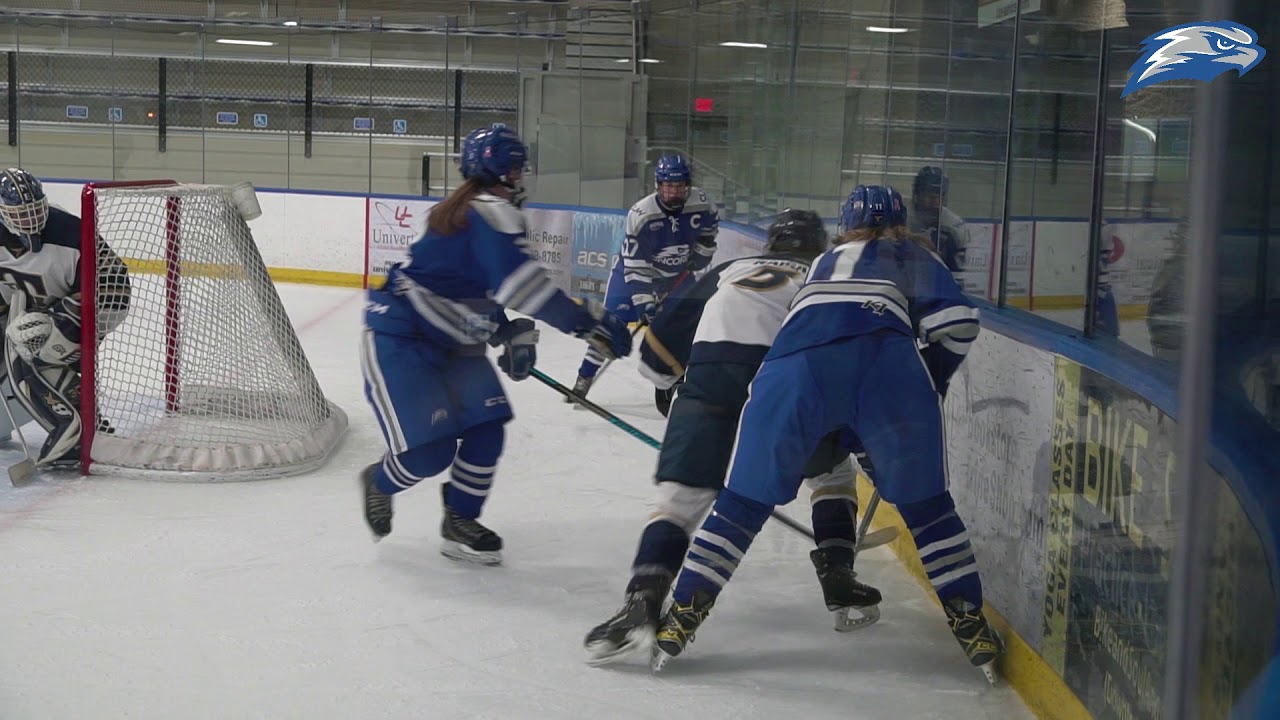 CUW Women's Hockey at Trine Highlights (Nov. 21, 2020) - YouTube