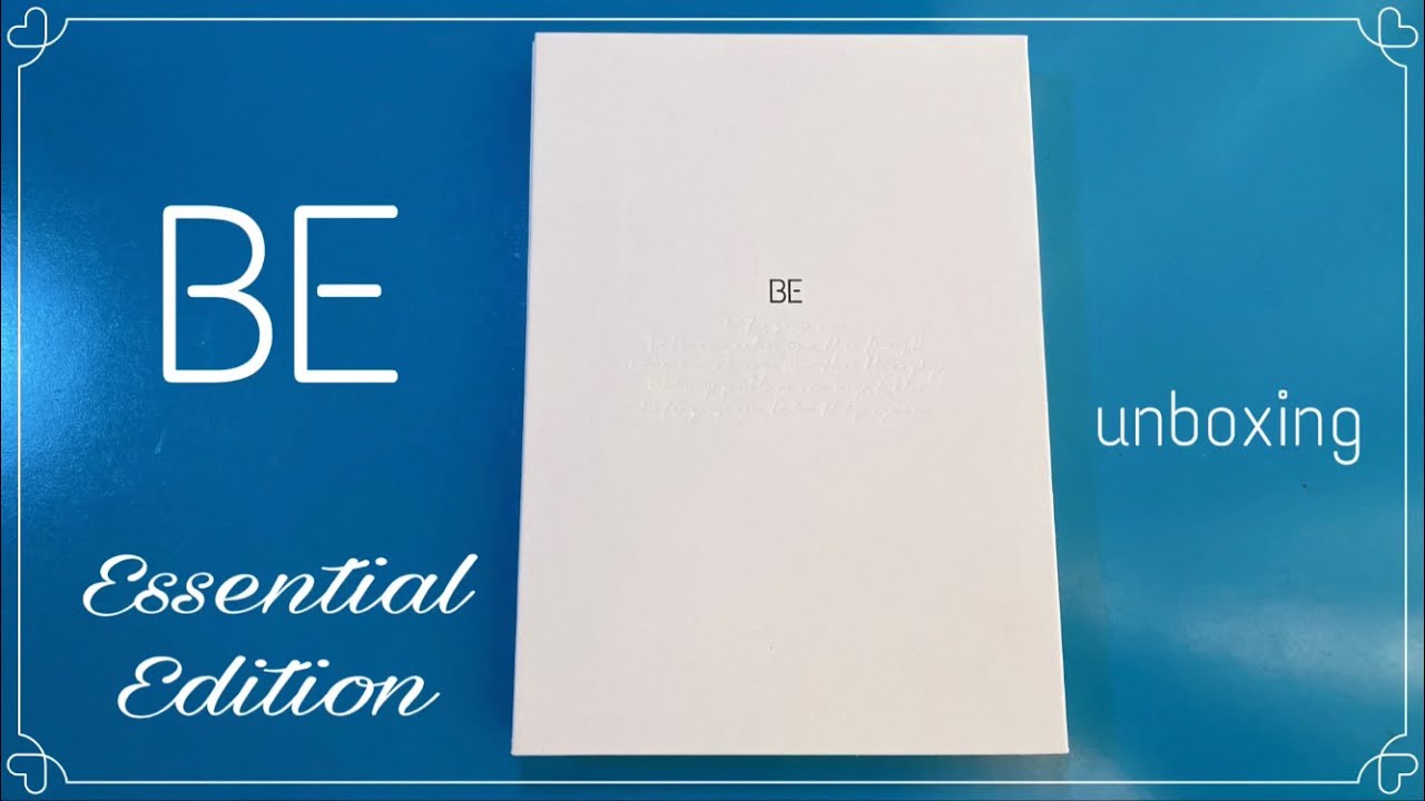 [BTS BE Essential Edition 開封] - YouTube