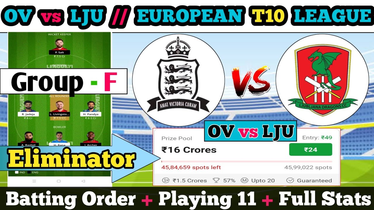 Ov vs lju || Ov vs lju prediction || Ov vs lju 11st Match || Ov vs lju ...
