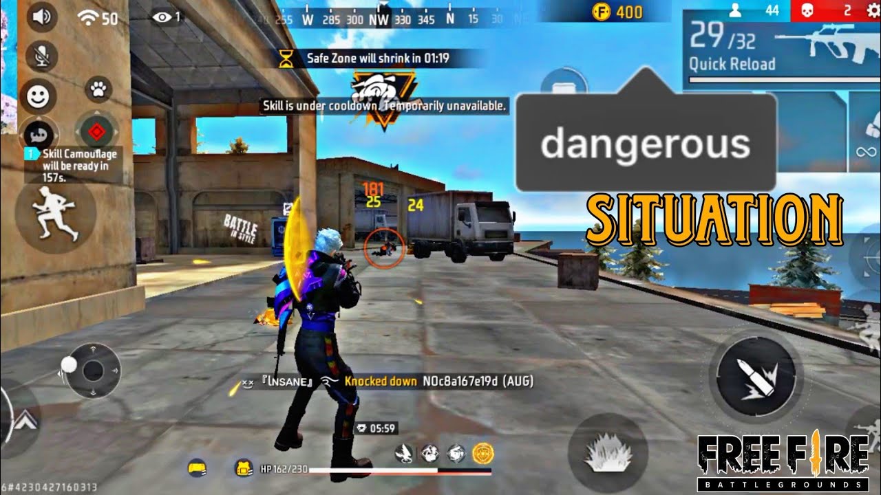 I stuck In Dangerous Situation in Free fire | Garena free fire | Royal ...