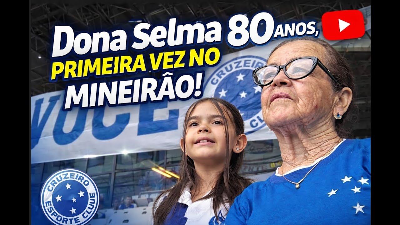 DONA SELMA 80 ANOS, PRIMEIRA VEZ NO MINEIRÃO - YouTube