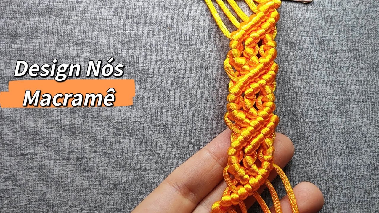 Nós Macramê Design - Tutorial Passo a Passo - YouTube