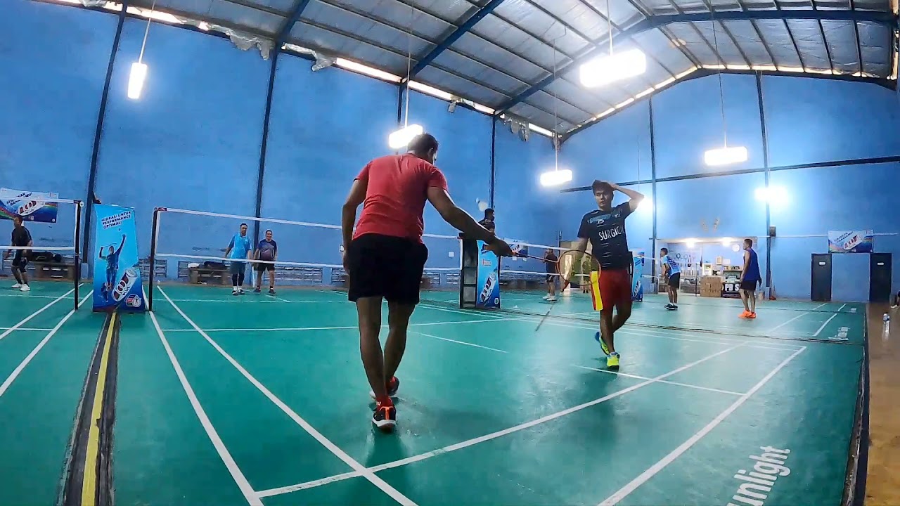 Badminton Batam - PT Alcon 15 Aug 2021 - YouTube