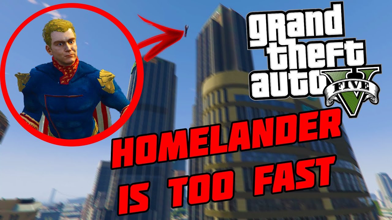 THE SPEED OF HOMELANDER IN GTA 5 IS INSANE! | gta 5 mods - YouTube