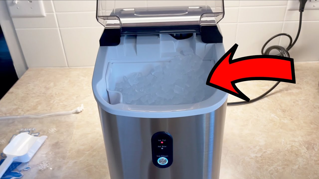 Nugget Countertop Ice Maker with Soft Chewable Ice, 34Lbs/24H, Ice ...