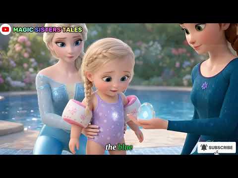 Elsa’s Daughter’s First Magical Swim 💦✨ | Anna’s Little Surprise