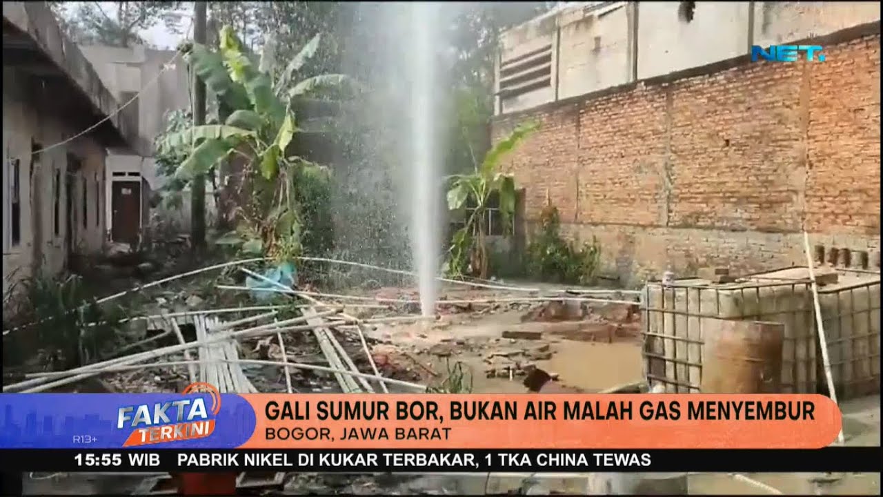 Gas Menyembur Usai Gali Sumur Bor - Fakta Terkini - YouTube