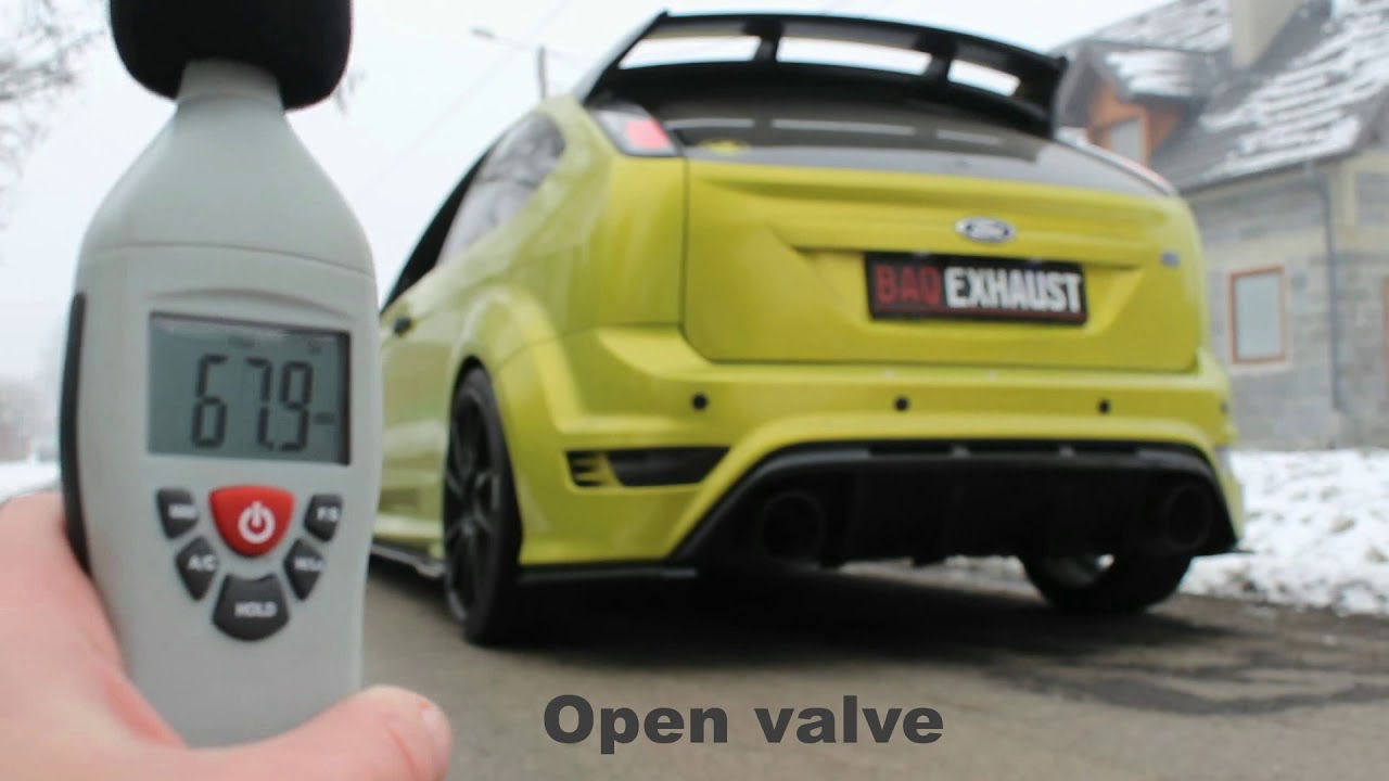 FORD FOCUS RS RS400 | Baq Exhaust | Active exhaust system - YouTube