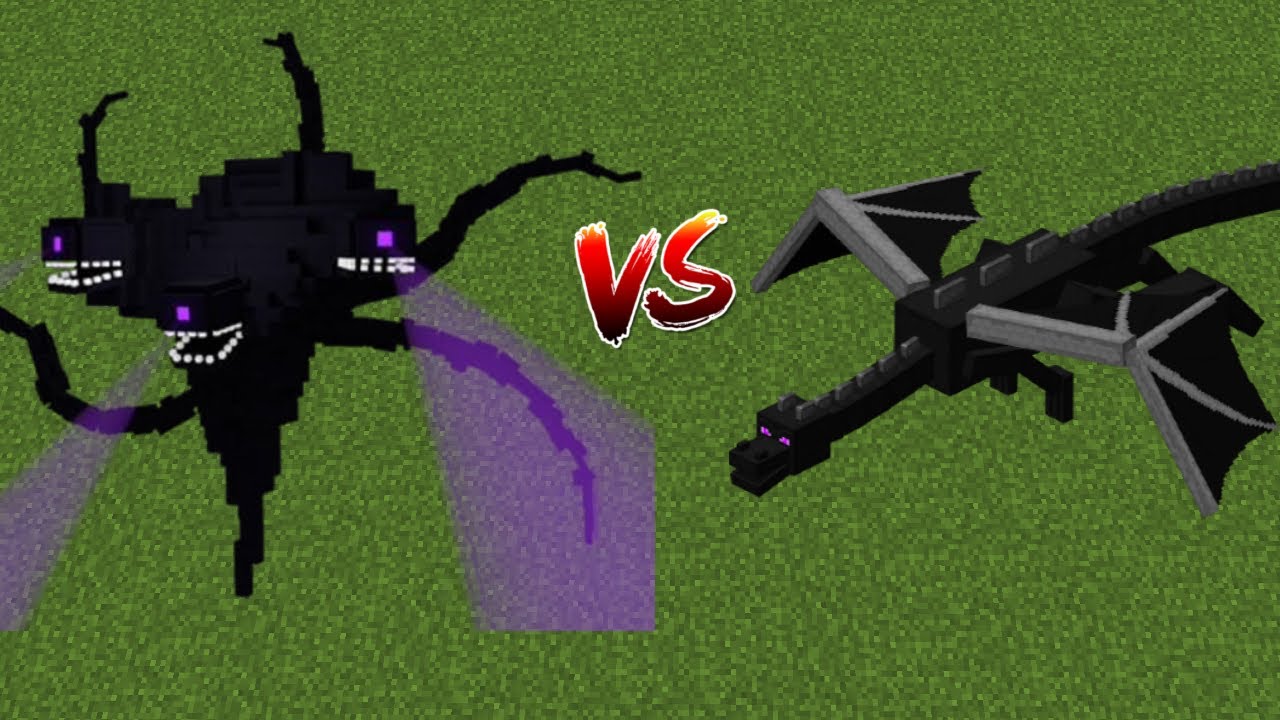 Wither Storm Vs Ender Dragon in Minecraft - YouTube
