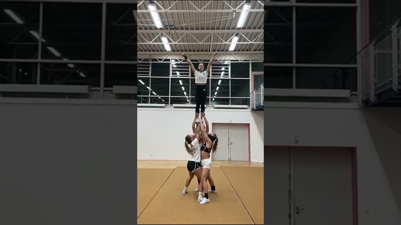 Cheerleading Rewind Groupstunt #shorts - YouTube