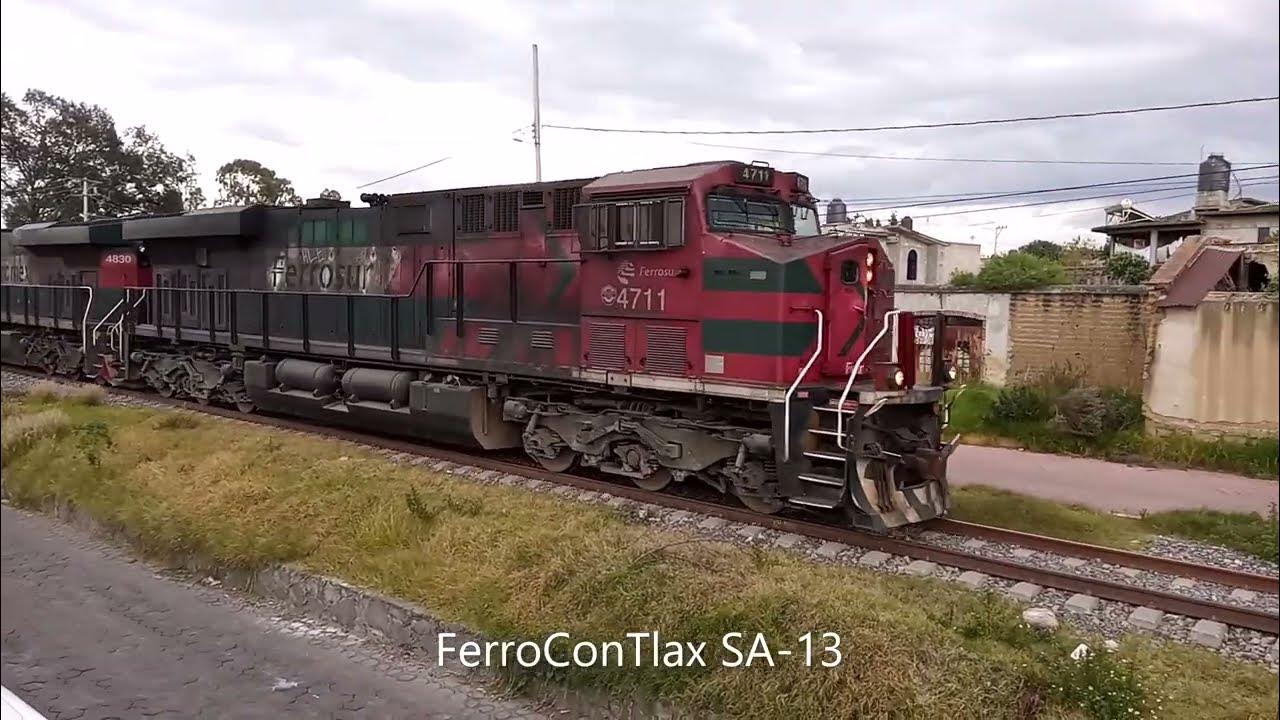 Después de un encuentro en la línea SA con la pollito, dos Ferrosur rumbo a Puebla. #fsrr - YouTube