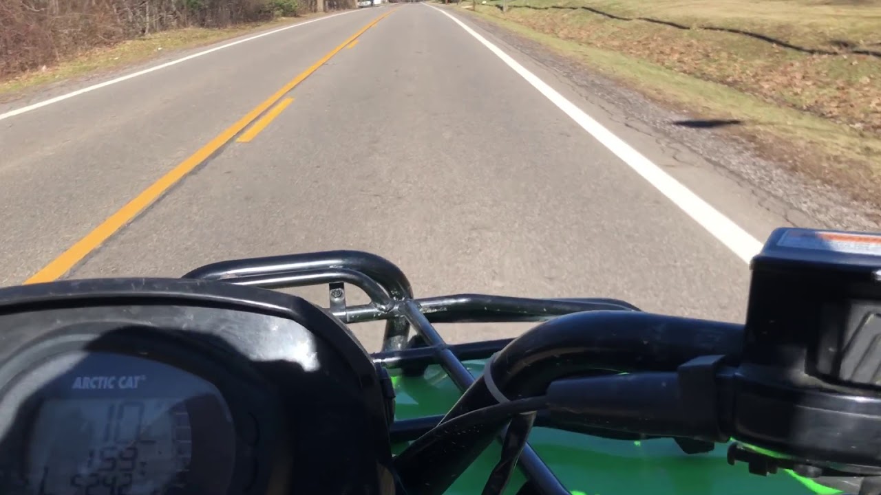 Belt slipping on a 2011 Arctic Cat 550 H1 ATV from bad seal - YouTube