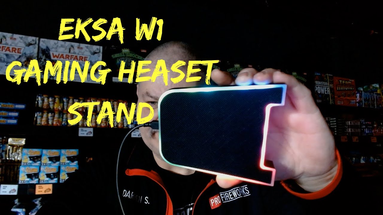 EKSA W1 Gaming Headset Stand - YouTube
