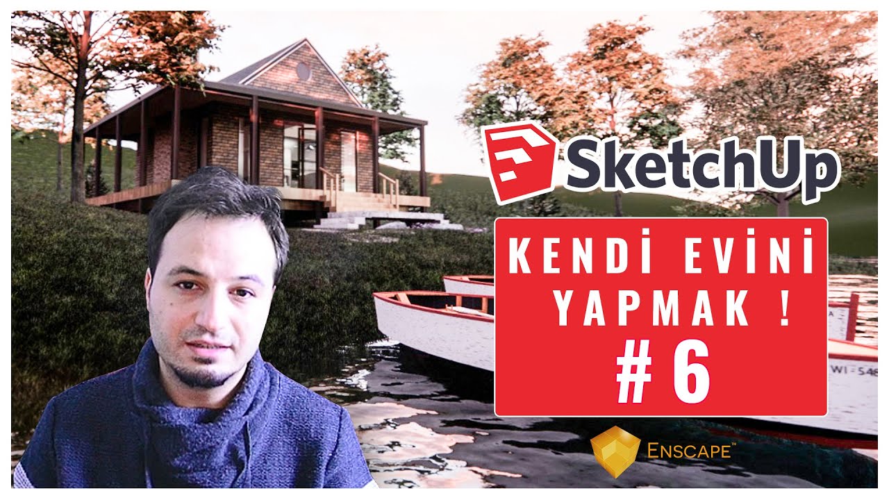 Sketchup arazi modelleme / Kendi evini yapmak / Enscape 3.0 (Sketchup ...