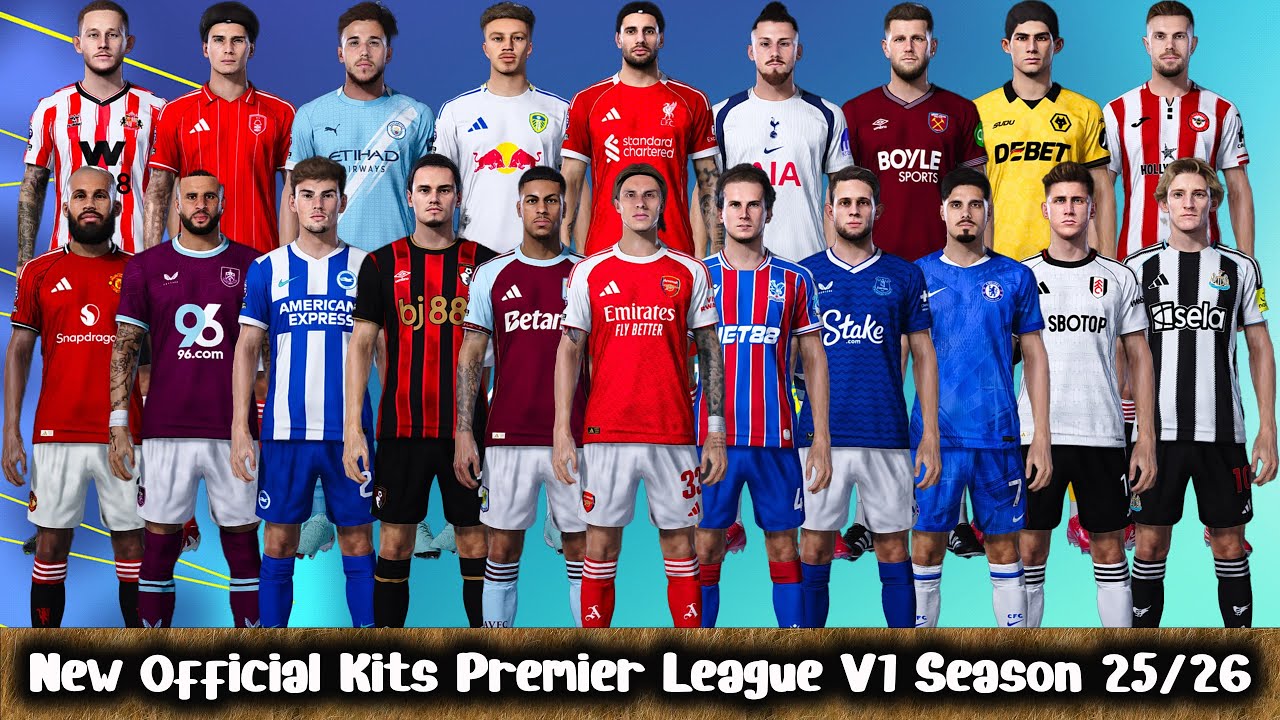 New Official Kits Premier League V1 Season 25/26 - PES 2021 & Football ...