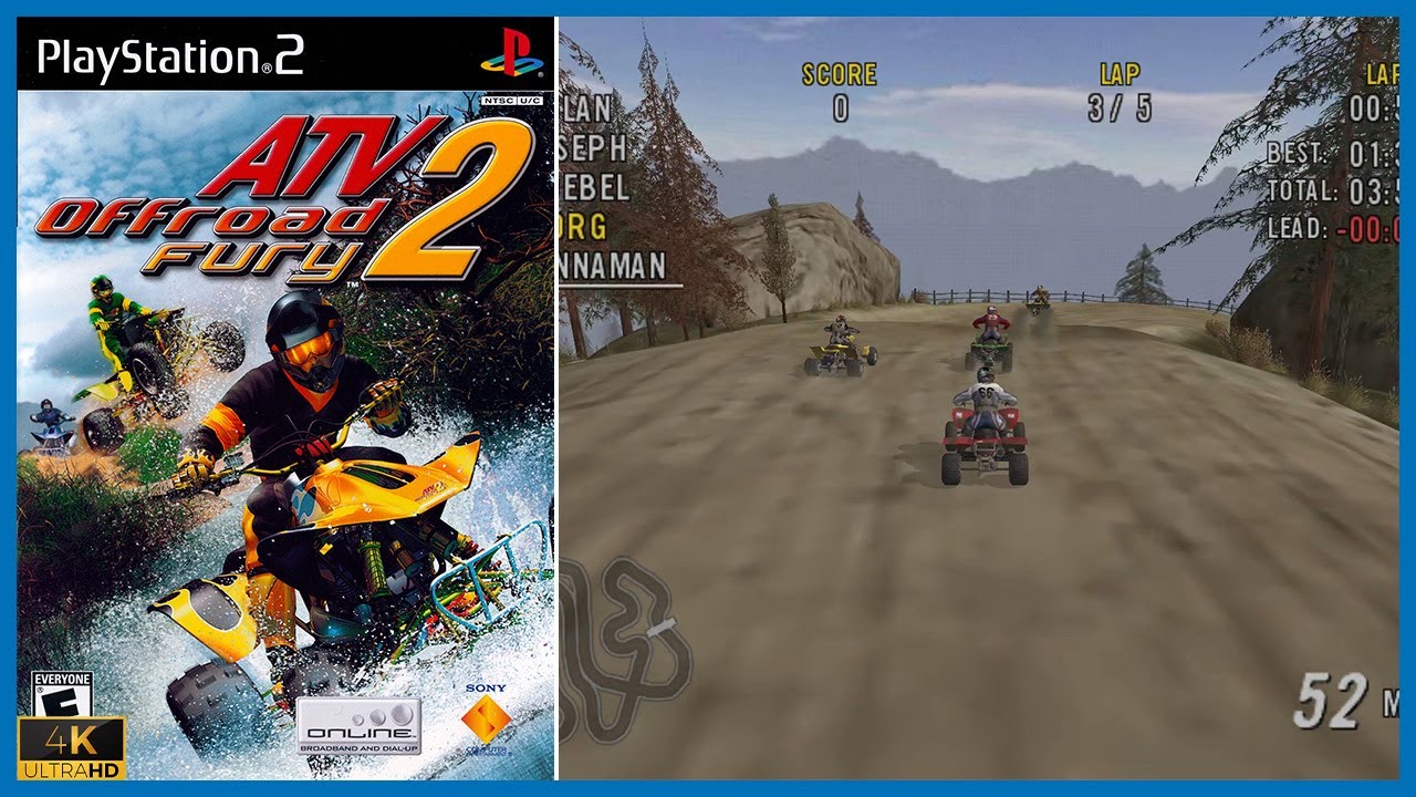 PS2 First Look [196] | ATV Offroad Fury 2 (US) (2002) | 4K 2160p - YouTube