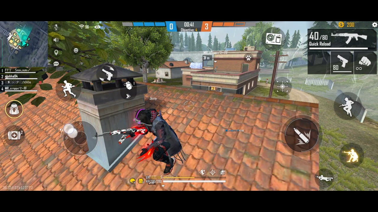 FREE FIRE OP GAMEPLAY | FAKE ajjubhai94 | - YouTube