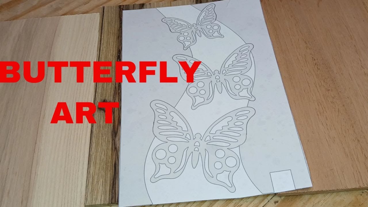Scroll Saw Butterfly Art - YouTube