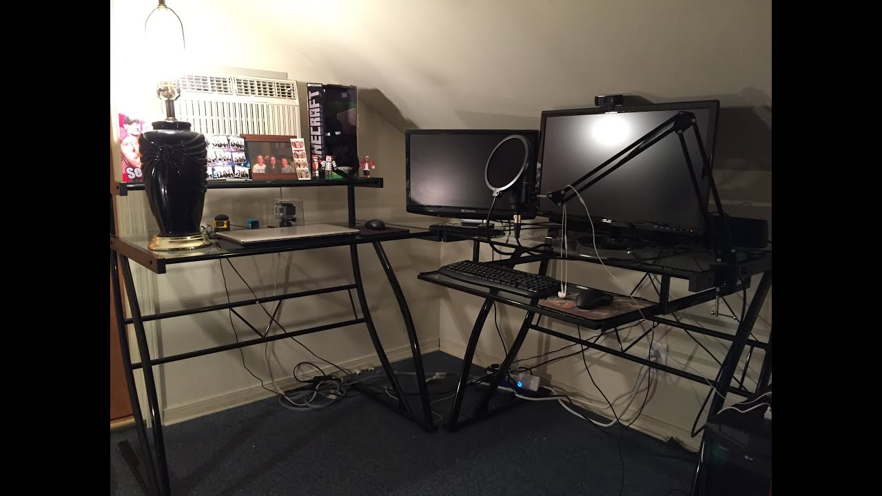 New Desk = New Epic Gaming Setup! - YouTube