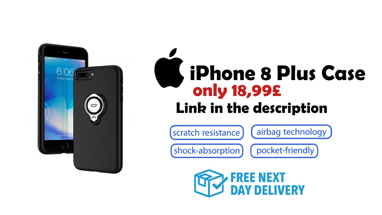 iPhone 8 Plus Ring Holder Case - YouTube