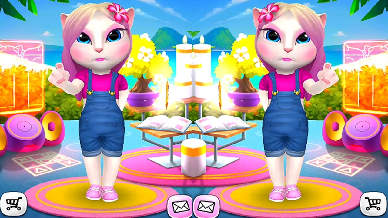 My Talking Angela Gameplay Great Makeover for Kids HD #2 - YouTube