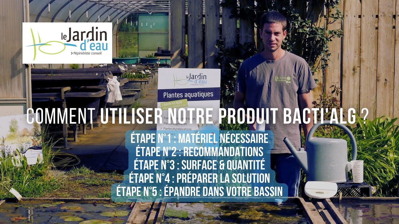 Comment utiliser notre produit BACTI'ALG ? - YouTube