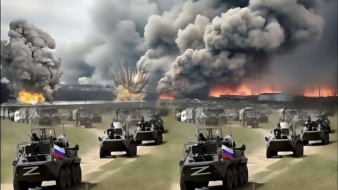 Happening Today! 450 Tons of Russian Ammunition Convoy Destroyed by ...