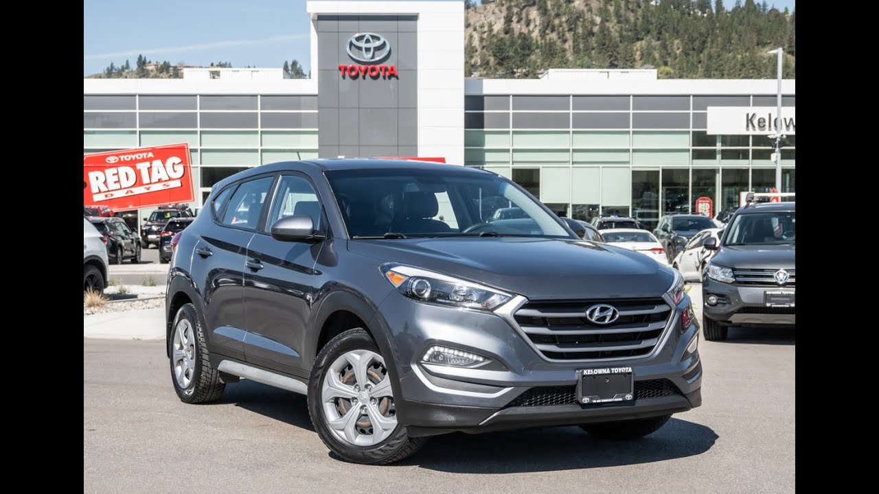 Grey 2018 Hyundai Tucson 2.0L AWD Walkaround - Kelowna Toyota - YouTube