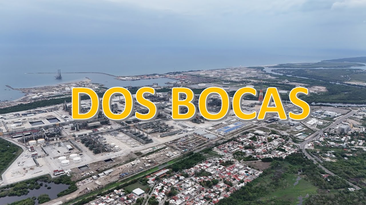 VUELO ÉPICO EN DRON sobre la Refinería Olmeca y Terminal Dos Bocas 🚁🔥 ...