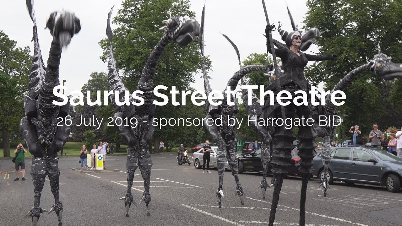 Saurus street theatre in Harrogate - YouTube