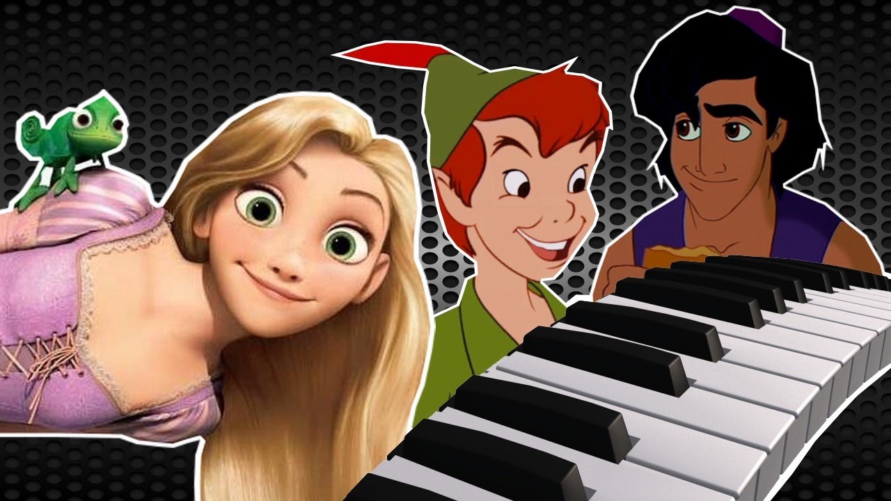 DISNEY'S MEDLEY piano cover [HD/HQ] - YouTube