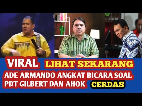 VIRAL, Begini pesan cerdas Ade Armando terhadap kasus Pdt Gilbert dan ...