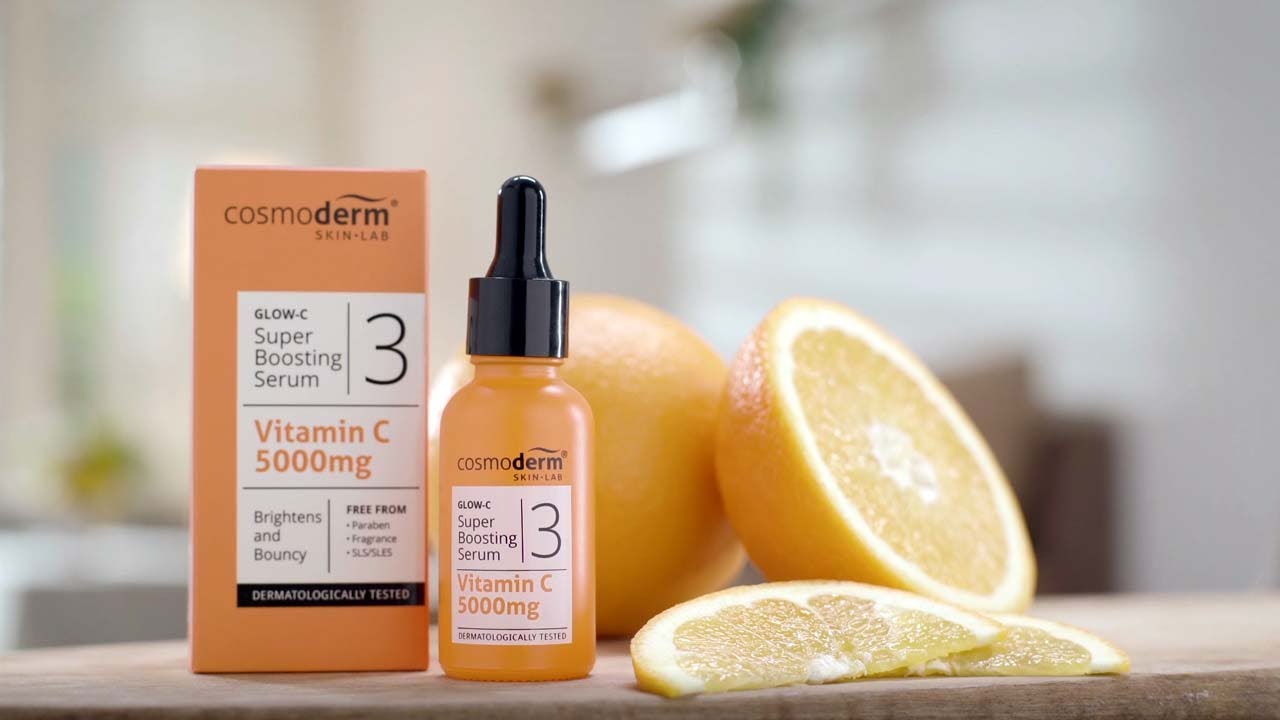 Cosmoderm Glow-C Super Boosting Serum (BM) - YouTube