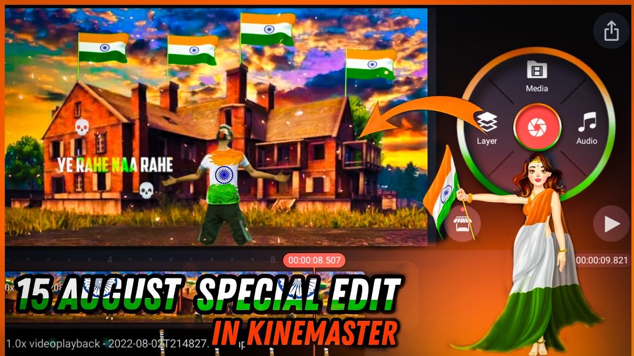 15 August free fire special video editing || independence day free fire ...