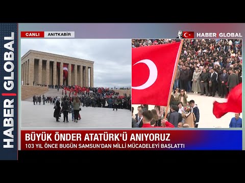 Anıtkabir'de 19 Mayıs Törenleri! 81 İlden Gelen Gençler Ata'nın Huzurunda
