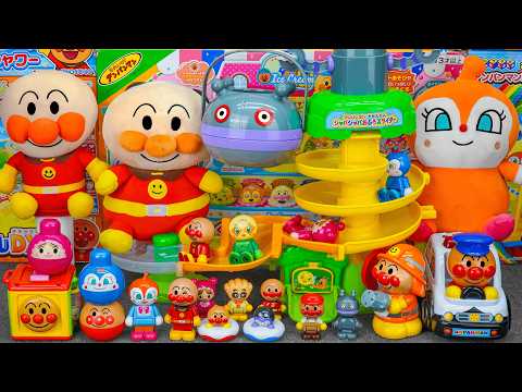 91 Minutes Satisfying with Unboxing Cute Anpanman Jaba Jaba Bath Slider Playset Toy Collection ASMR