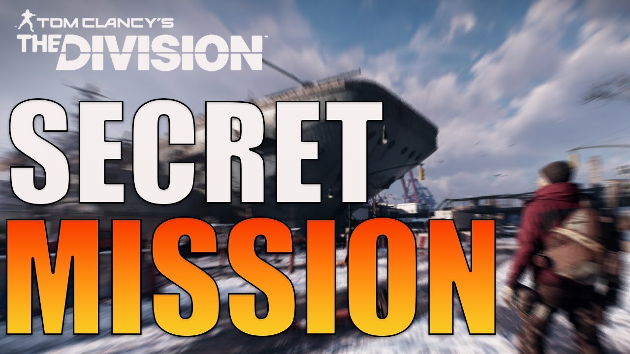 The Division's Secret Mission You Didn't Know Existed... - YouTube
