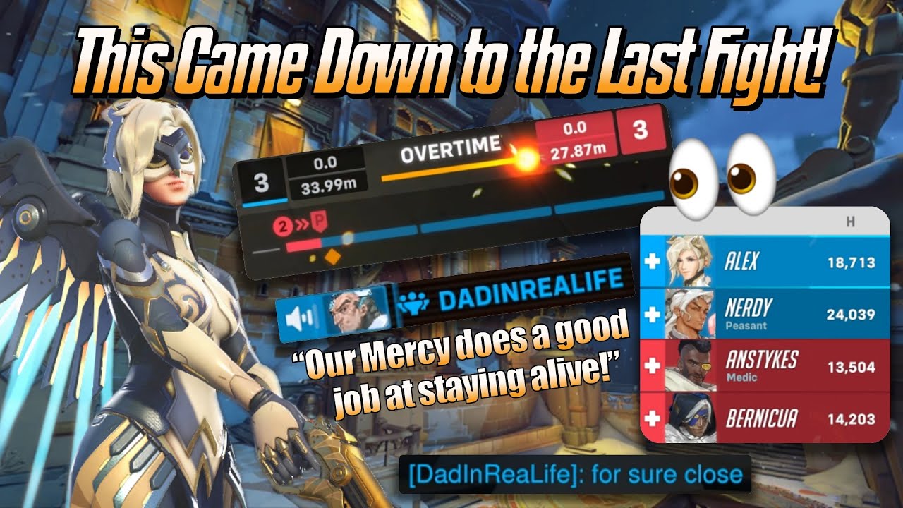 (Members Only) This Came Down to the Last Fight! 👀 - Mercy Gameplay ...