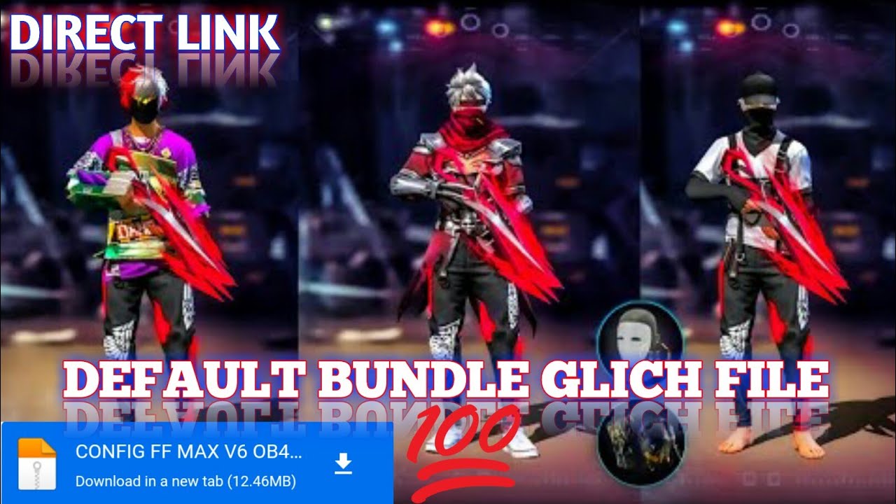 ZEROX FF DEFAULT BUNDLE GLITCH FILE AFTER OB40 UPDATE FREE FIRE DEFAULT ...