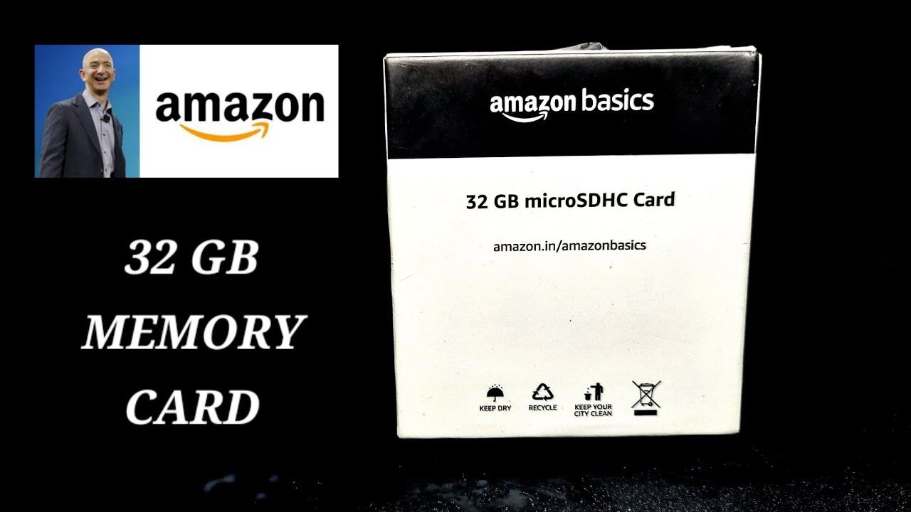 Amazon Basics 32gb Microsd Memory Card Unboxing. #memorycard#microsd ...