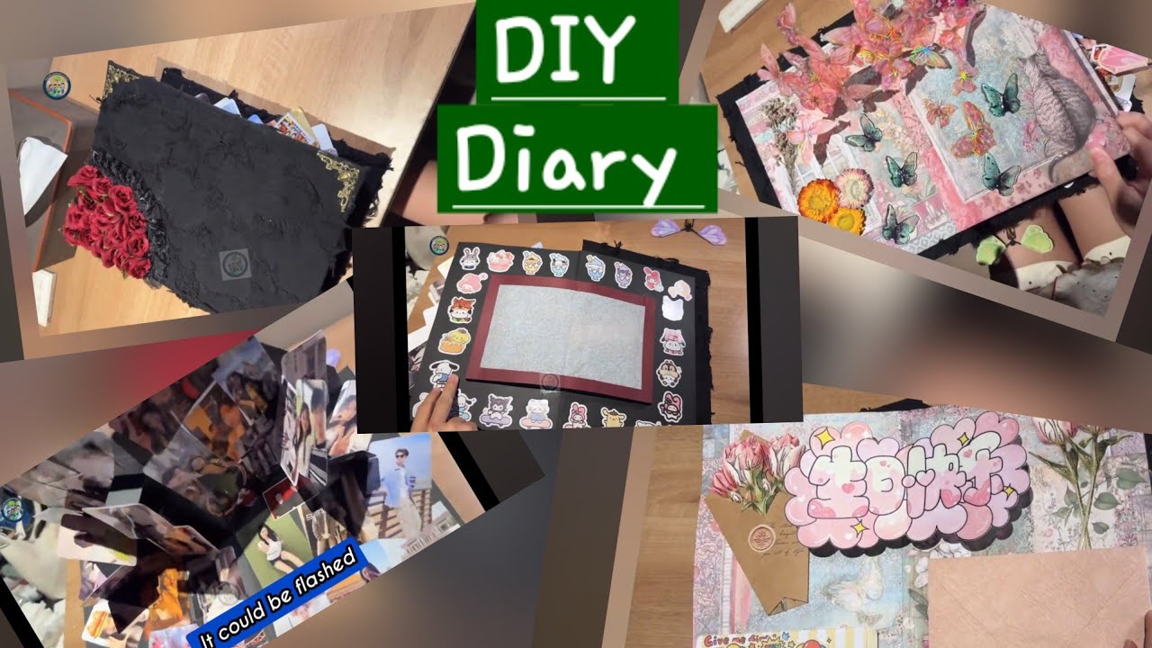 Diy Diary #craft #papercraft #art #artandcrafts - YouTube